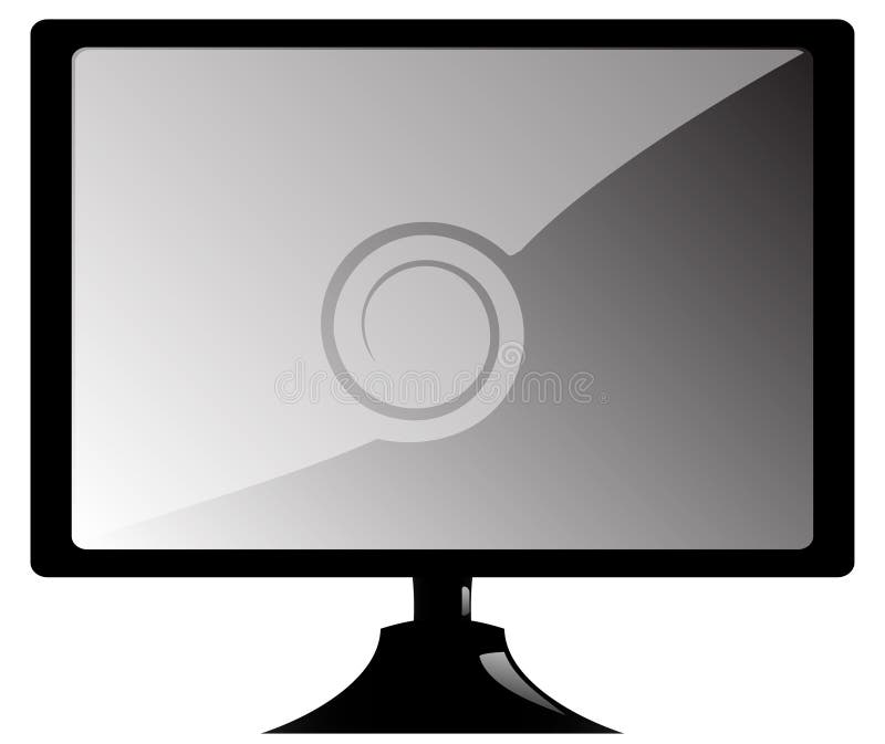 Screen illustration stock illustration. Illustration of monitor - 6100142