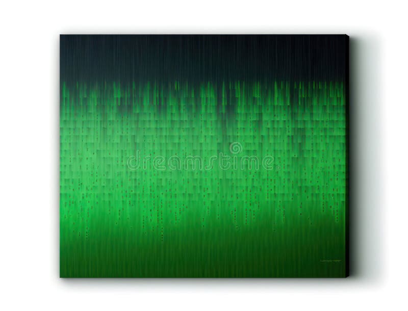 Screen With Image Similar To Binary Code Cyberspace And Programming Stock Illustration