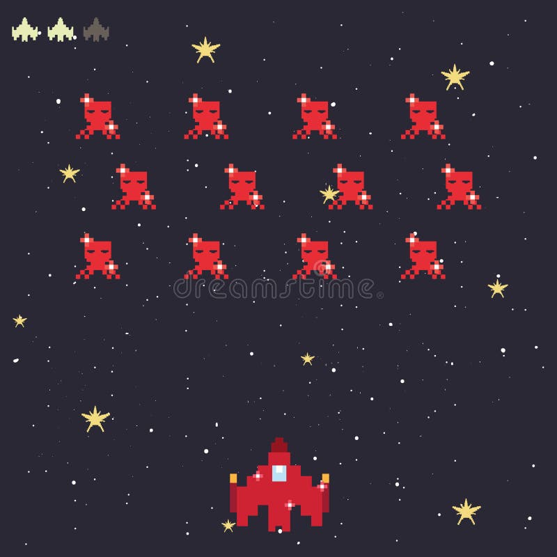 Screen Invaders Stock Illustrations – 180 Screen Invaders Stock ...