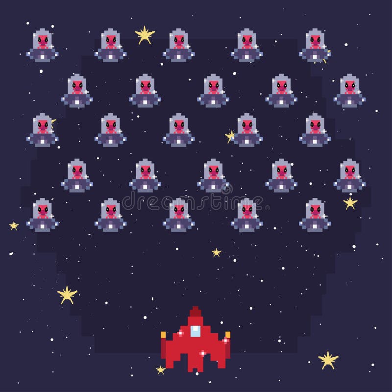 Screen Invaders Stock Illustrations – 180 Screen Invaders Stock ...