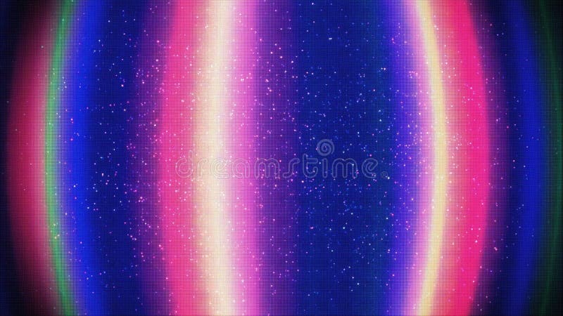 A Screen with Line Gradients and Particles with a Zoom Effect. Stock ...