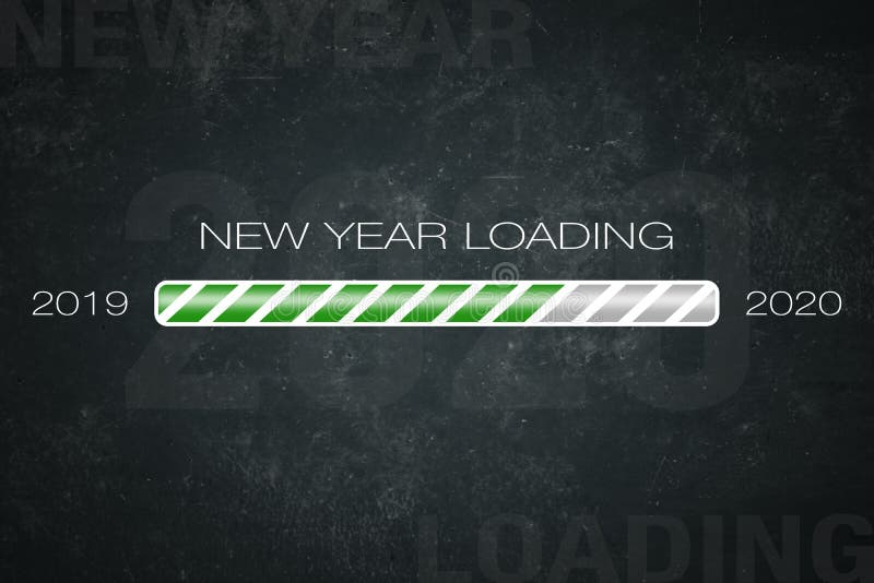Screen 2020 loading stock illustration. Illustration of christmas ...