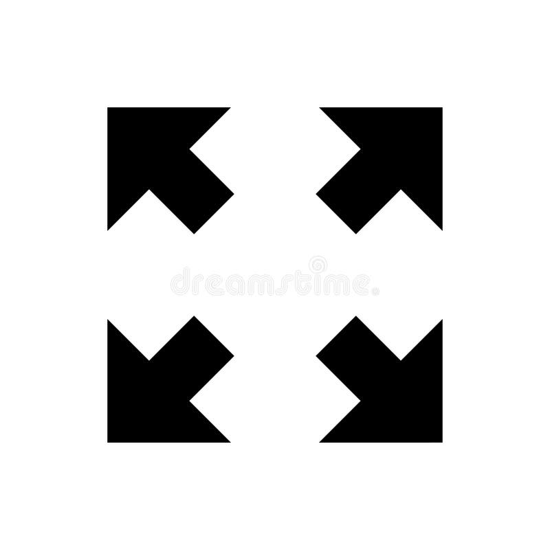 Screen Minimize and Maximize Icon Design Stock Vector - Illustration of ...