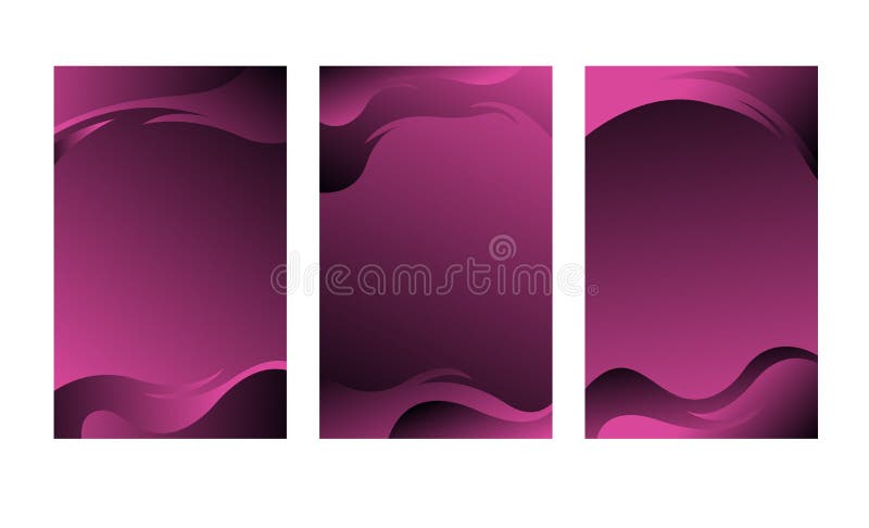 Screen Mobile Banner Design Template in Eps.10. Stock Vector ...