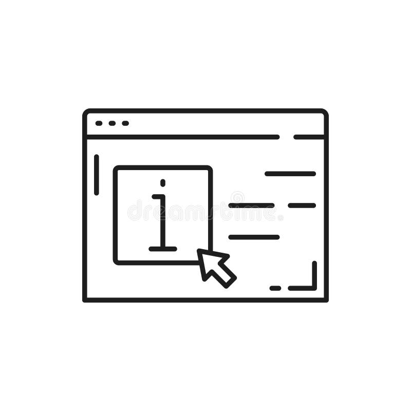 Screen Monitor of Instruction Information Terminal Stock Vector ...