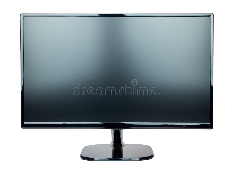 Screen Monitor Tv Retro Video with Colorful Bars Isolated Stock Photo ...