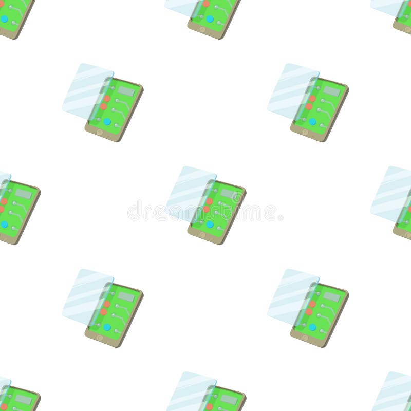 Screen Off Pattern Seamless Vector Stock Vector - Illustration of ...