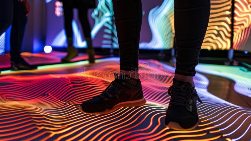 A Screen P Low To the Ground Showcases a Digital Installation Featuring ...