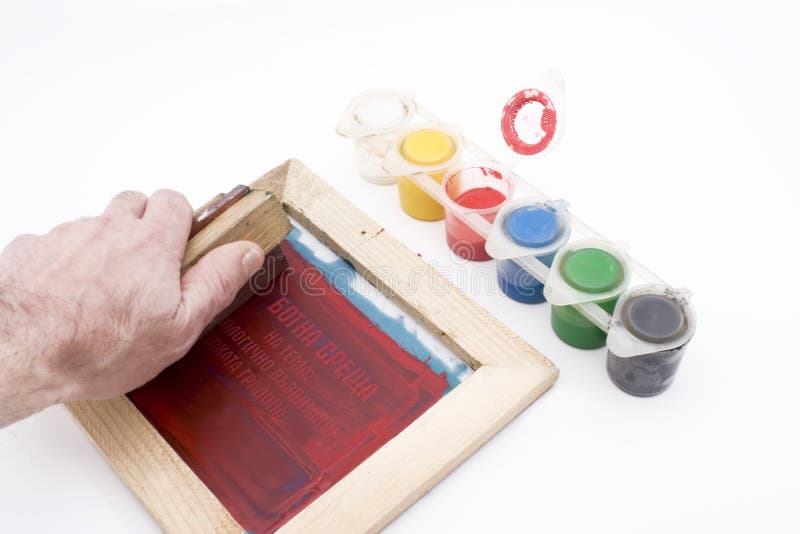 Screen printing stock photo. Image of raquel, color, screen - 23527736