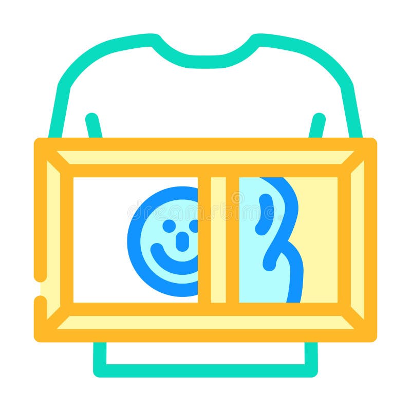 Screen Printing Color Icon Vector Illustration Stock Illustration ...