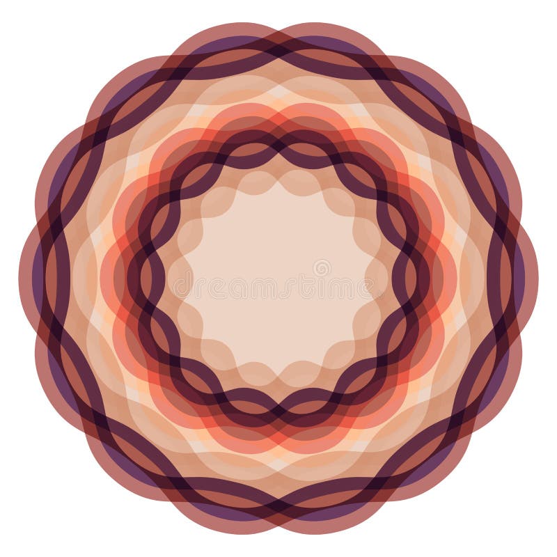 Vortex Circular Gradient Banner. Abstract Blue Swirl Circle Frame ...