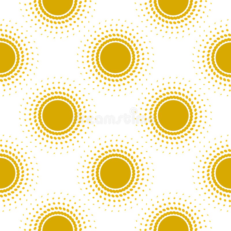 Screen Printing Seamless Pattern. Radiant Abstract Vortex. Circular ...