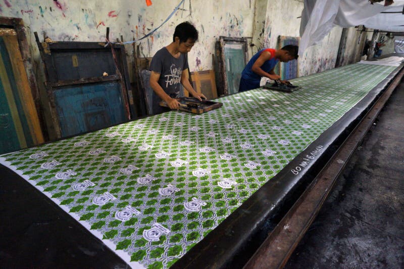 Screen printing editorial stock image. Image of fabric - 58475414