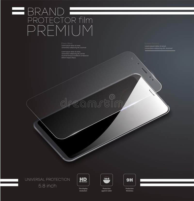 Mobile Tempered Glass Stock Illustrations – 543 Mobile Tempered Glass ...