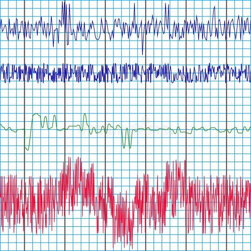Screen recording polygraph stock vector. Illustration of dishonesty ...
