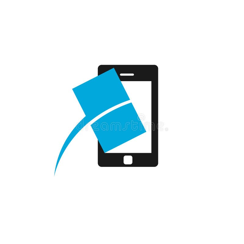 Screen repair logo stock vector. Illustration of blue - 85884580