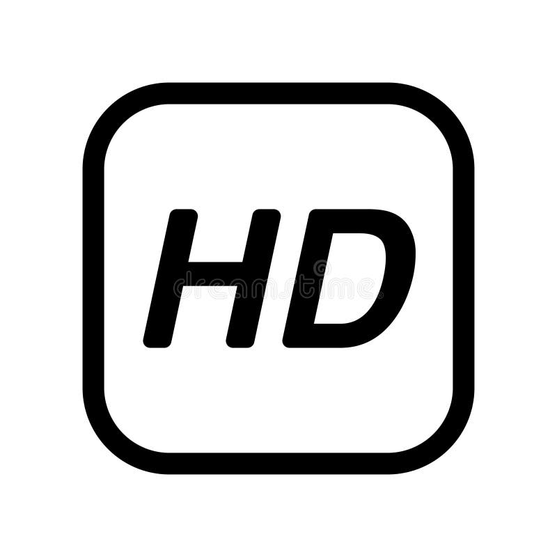 Screen Resolution Icon Set. Monitor Size Symbol Stock Illustration ...