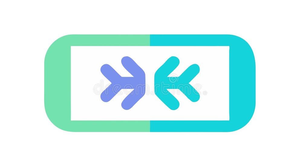 Screen Sharing Icon Vector Illustration, Exchange Data Symbol, Vector ...