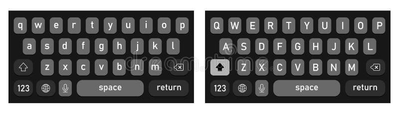Screen Smartphone Keyboard Mobile Phone Alphabet Buttons Keypad Social ...