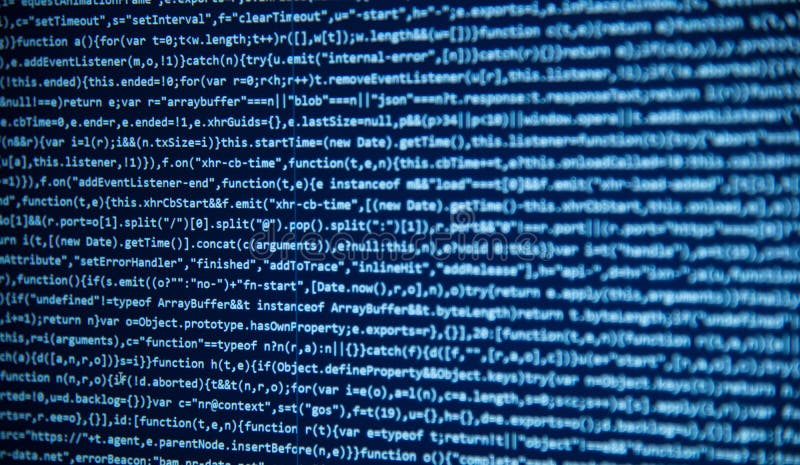 Screen with Software Developer Code. Stock Image - Image of information ... Screen with Software Developer Code. Stock Image - Image of information ...
