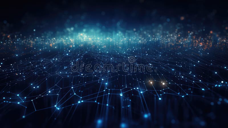 Screen Technology Data Background Stock Illustration - Illustration of ...