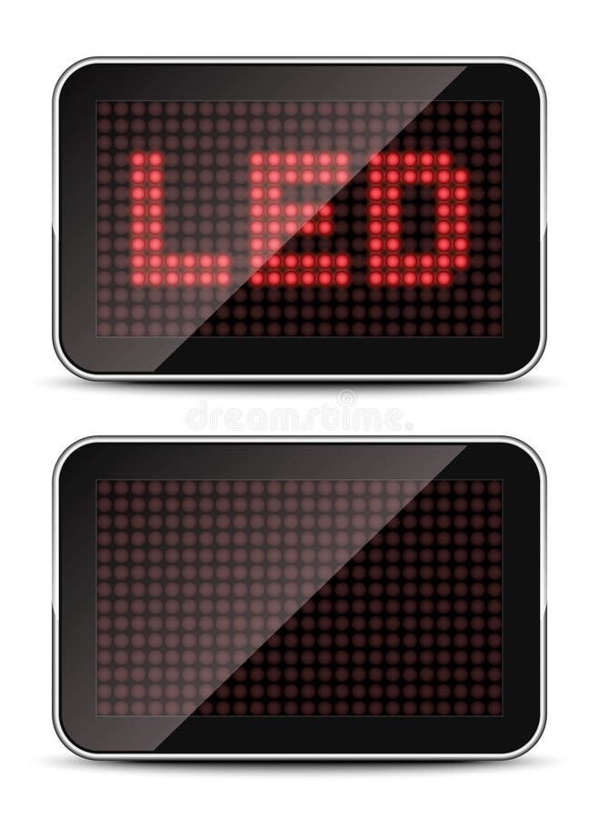 Led Panel Icons Stock Illustrations – 668 Led Panel Icons Stock ...