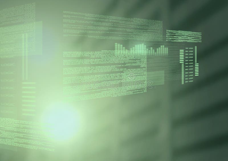 Screen text interface stock illustration. Illustration of communicating ...