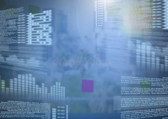 Screen text interface stock illustration. Illustration of electric ...