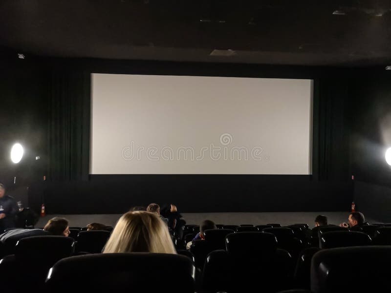 Screen View of the Cinema from the Rear Seats before Viewing the Cinema ...