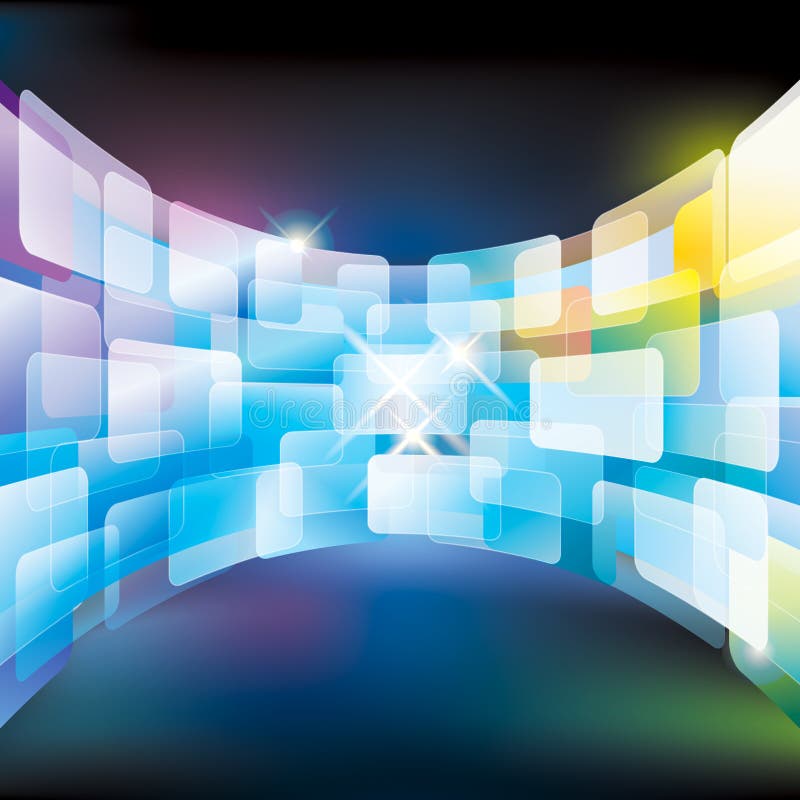 Virtual Screen stock vector. Illustration of rectangle - 40848643