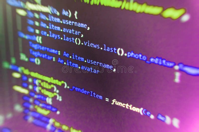 Screen of Web Developing Javascript Code. Stock Photo - Image of ... Screen of Web Developing Javascript Code. Stock Photo - Image of ...