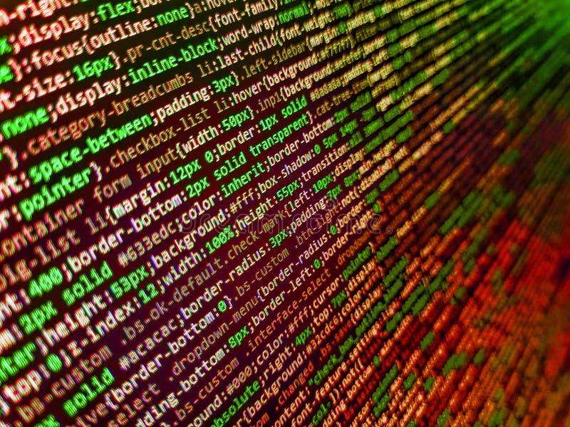 Screen Of Web Developing Javascript Code Programming Code Abstract Background Screen Of