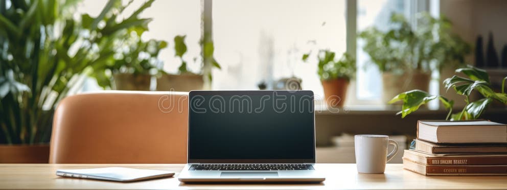 Screen Workspace Desk Workplace Work Laptop Table Office Modern ...