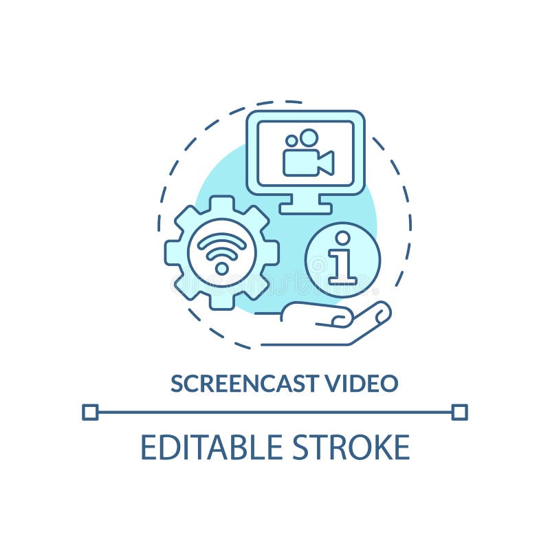 Screencast Icon Stock Illustrations – 71 Screencast Icon Stock ...