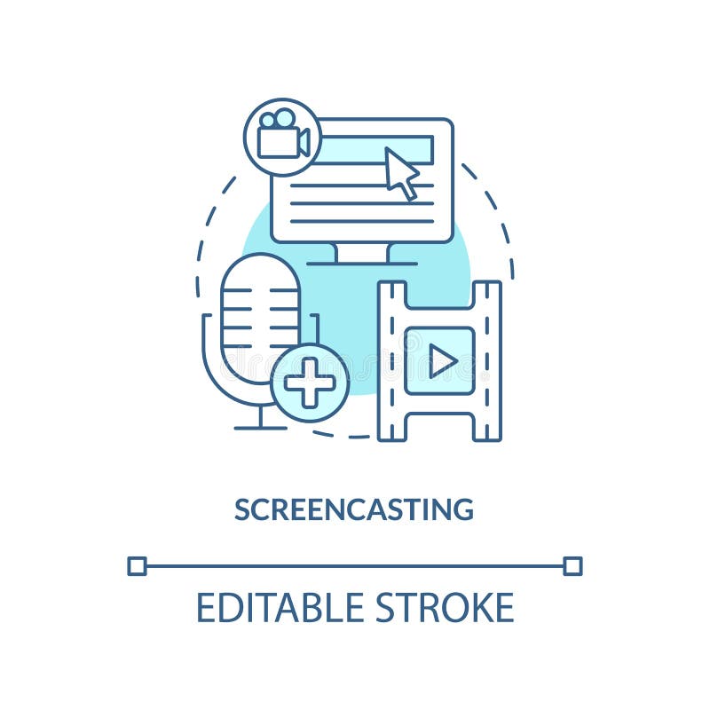 Screencasting Stock Illustrations – 7 Screencasting Stock Illustrations ...