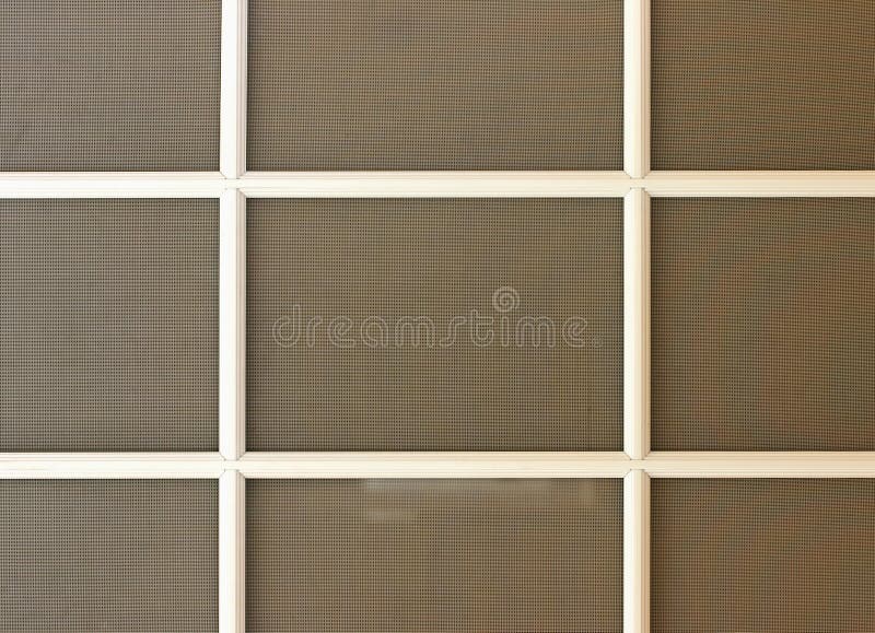 Screened Window stock photo. Image of shade, window, dividers - 718784