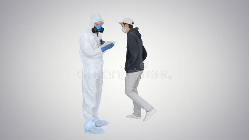 Screening People for Virus Symptoms Temperature Checkpoint on Gradient ...