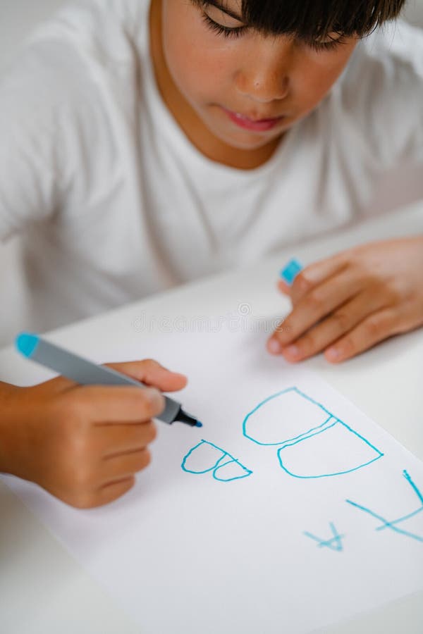 Screening Test for Preschool Children Stock Image - Image of paper ...