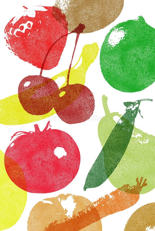 Screenprint Grocery Stock Illustrations – 3 Screenprint Grocery Stock ...