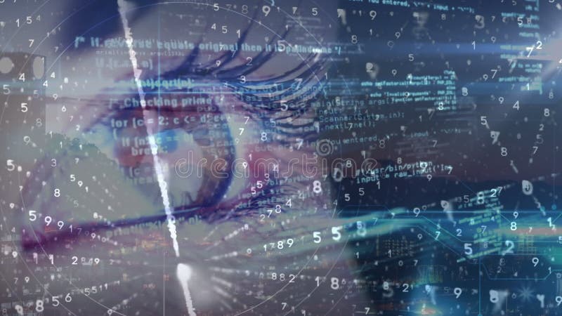 Screens with Data Processing and Multiple Changing Numbers Against ...