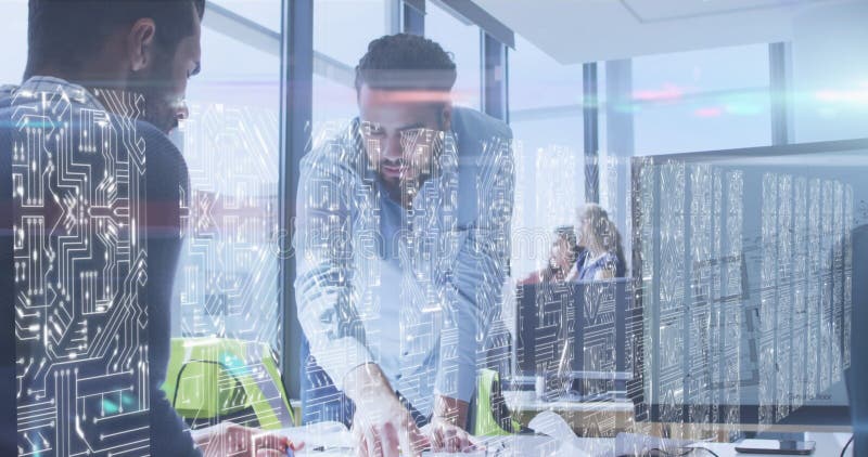 Screens with Microprocessor Connections Against Diverse Two Male ...