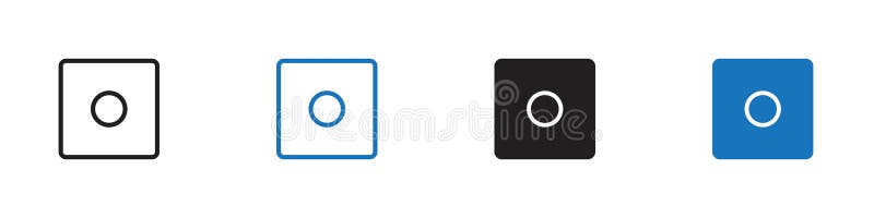 Screenshot Icon Linear Graphics Set Vector in Black Stock Vector ...