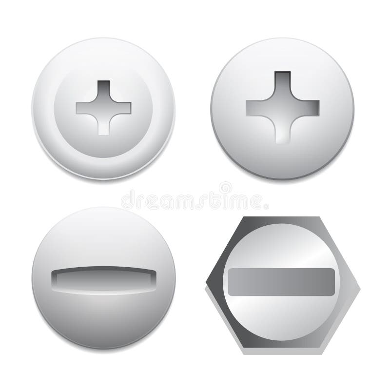 Bolt Icons Set in Vector File Stock Vector - Illustration of concept ...