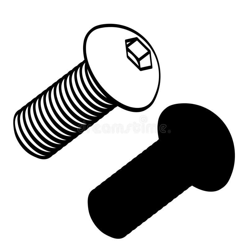 Bolt Screw Thread Stock Illustrations – 921 Bolt Screw Thread Stock ...