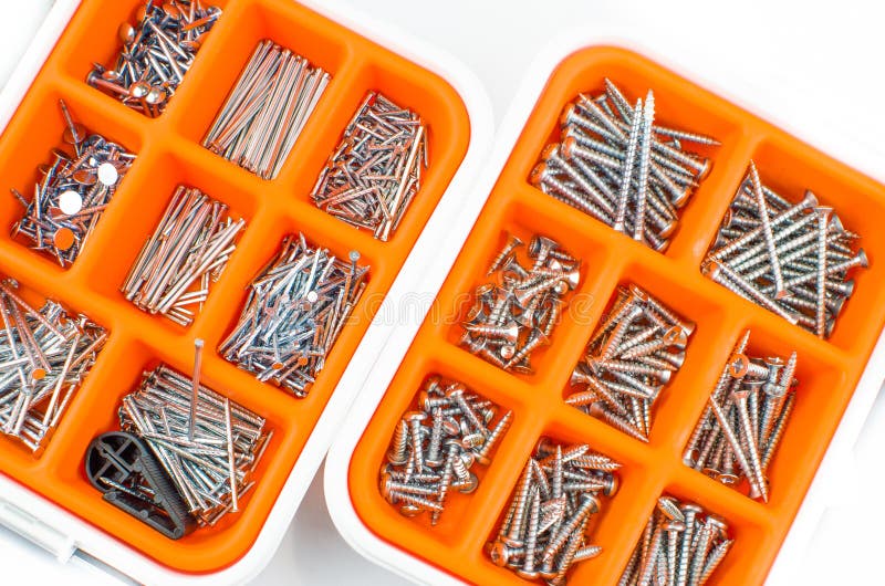 Boxes stock photo. Image of steel, metal, screws, chores - 58581200