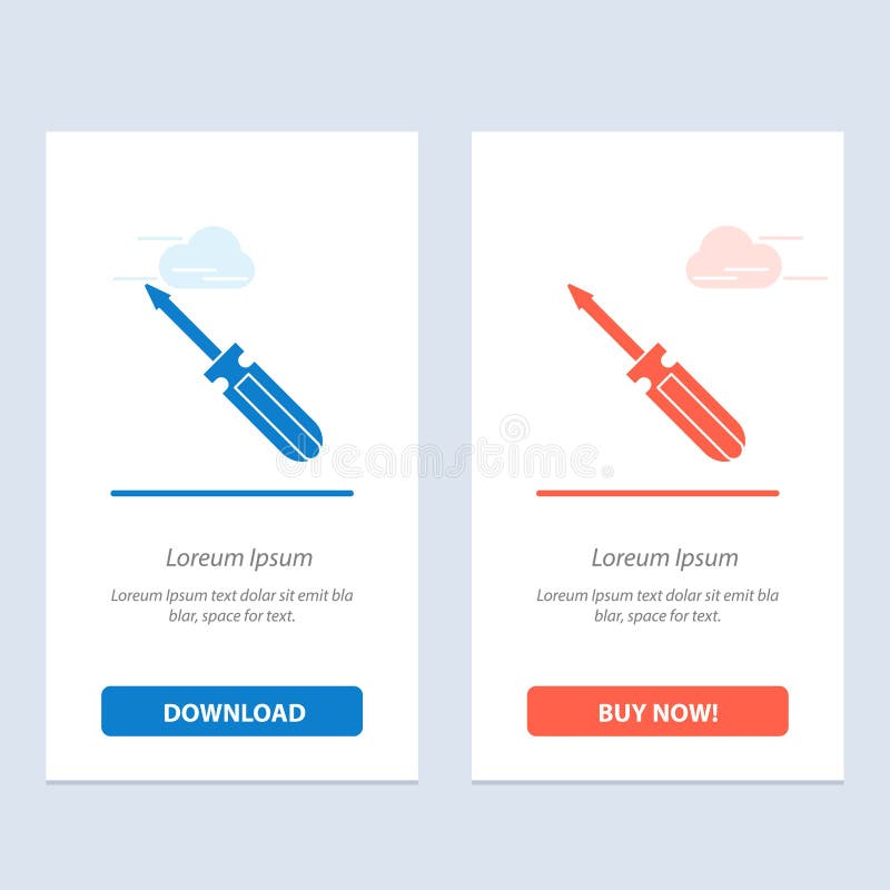 Screw, Driver, Tool, Repair, Tools Blue and Red Download and Buy Now ...