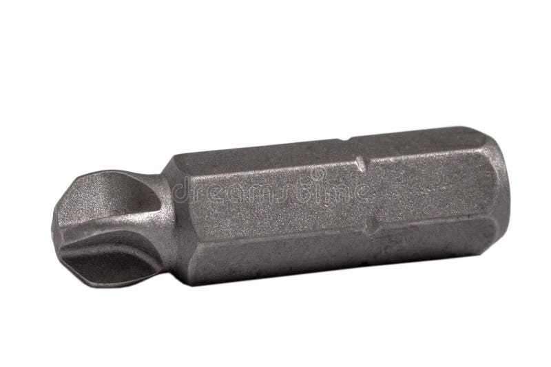 Driver TS Tip Bit Isolated on White. Close Up of Bit Stock Image ...