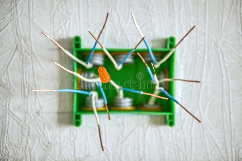 Screw-on Electrical Wire Connector Cap Twist Nut Stock Image - Image of ...