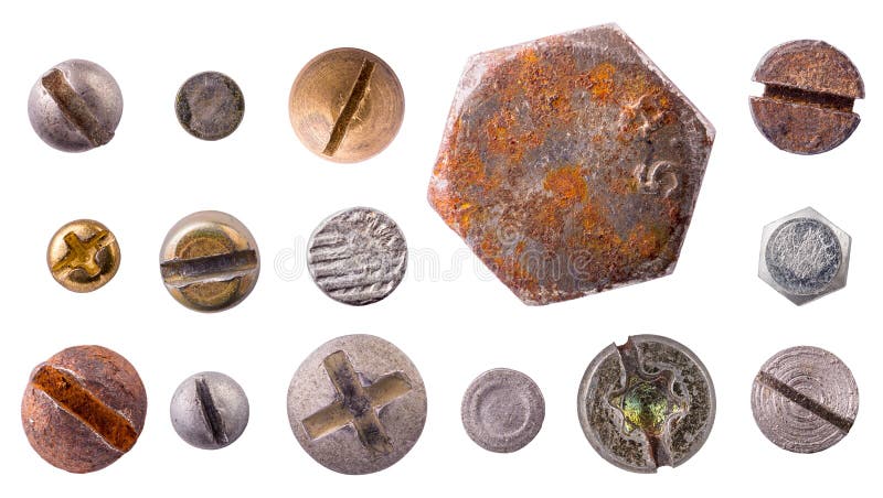 Heads collection on white stock image. Image of mechanic - 23207597