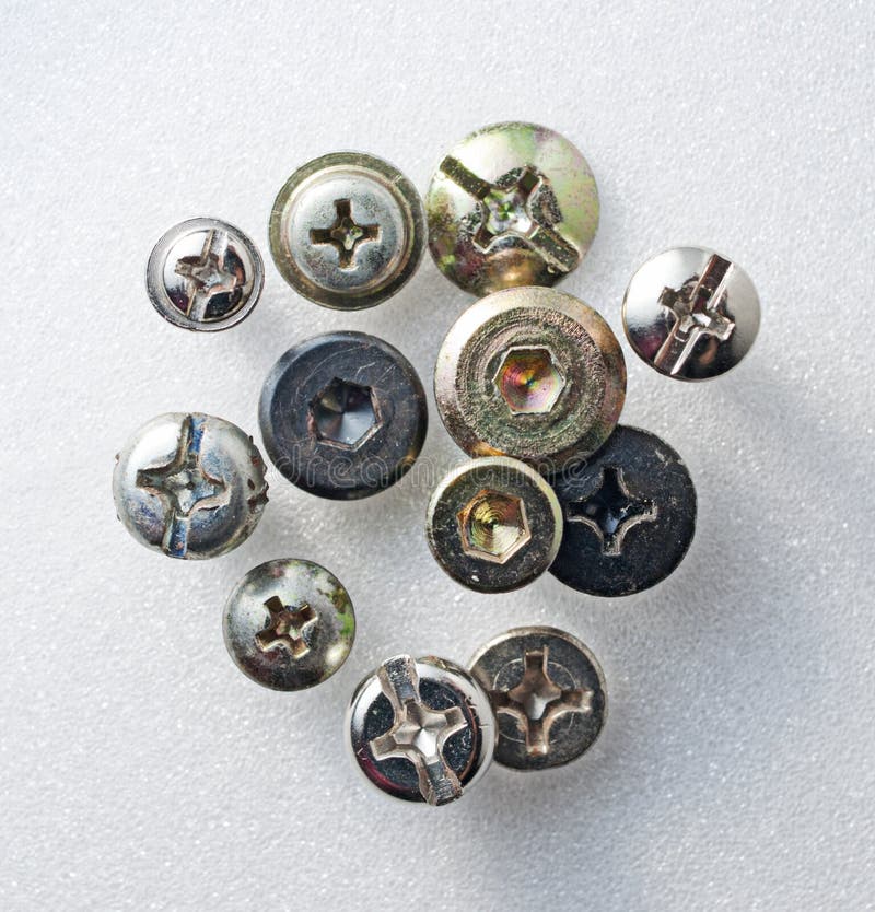 Srew heads stock photo. Image of nail, metal, circle - 37268102